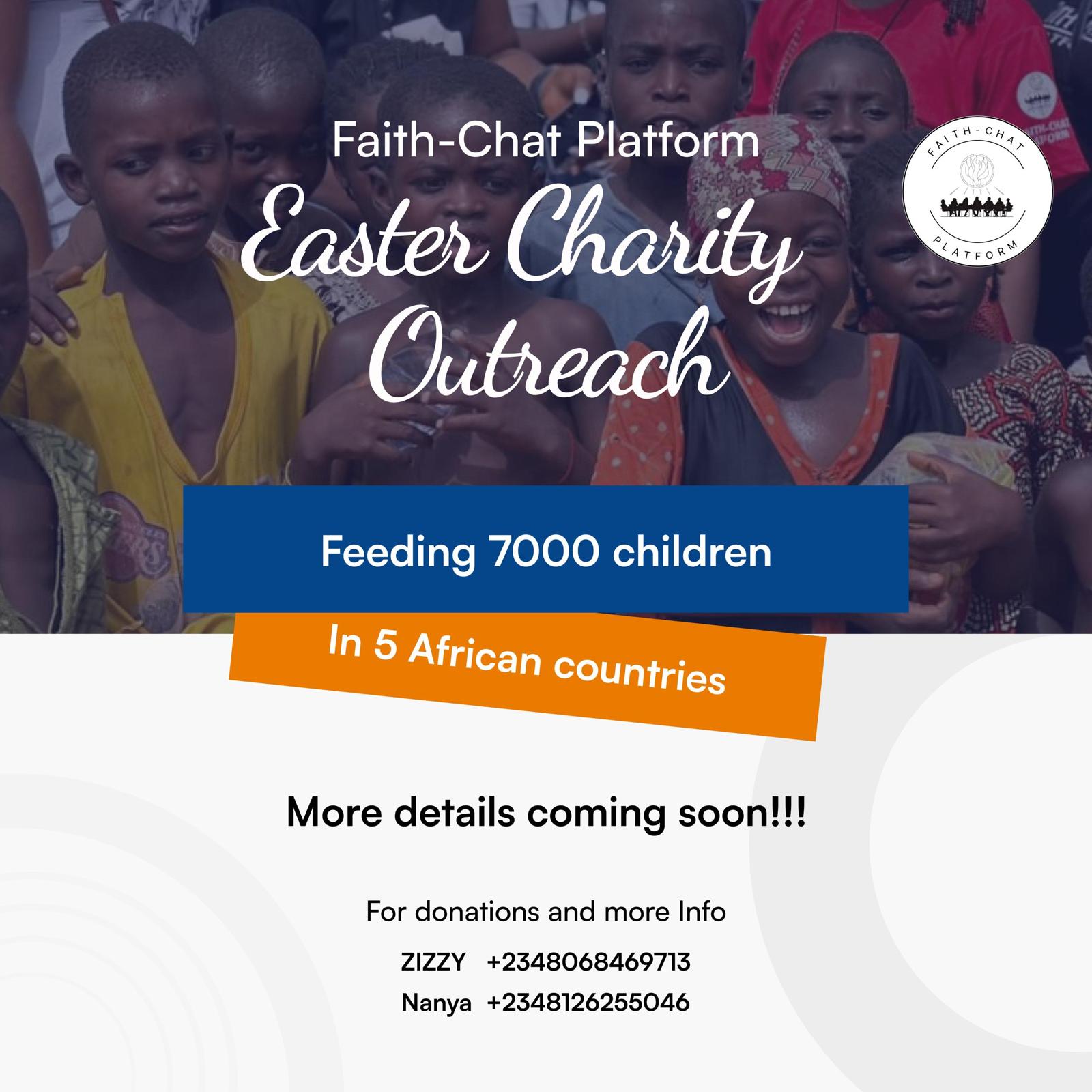Easter Charity Outreach – Feeding 7000 children in 5 African countries ...